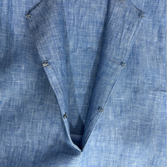 Emerson Fry | Tops | Emerson Fry A Line Mod Top Chambray Organic Linen ...